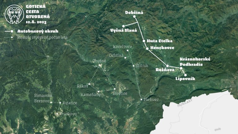 Podujatie Gotická cesta otvorená sa tohto roku koná na Rožňavskom okruhu